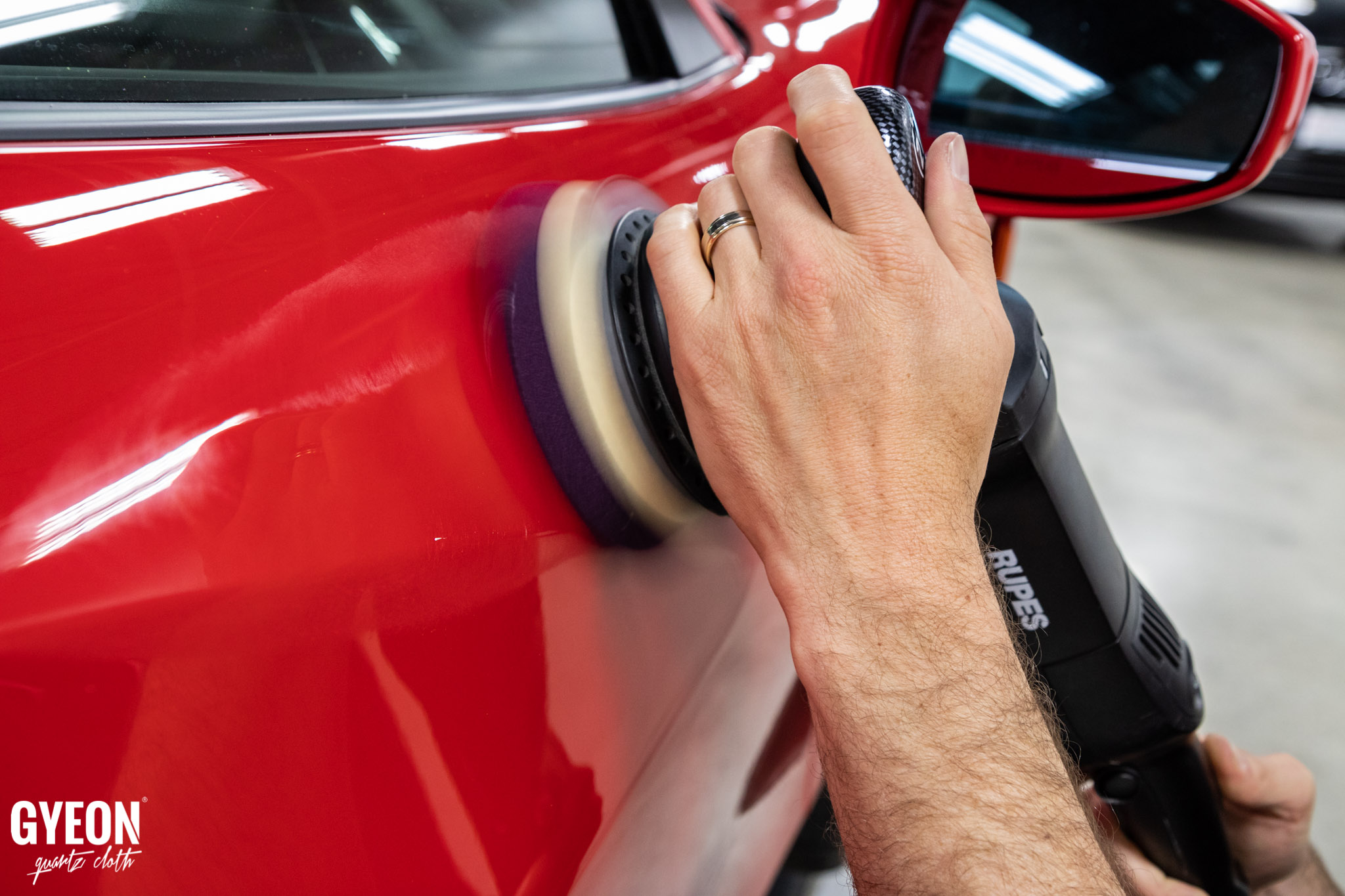 Removing Ferrari 488 Pista Factory Paint Defects with Gyeon quartz ...