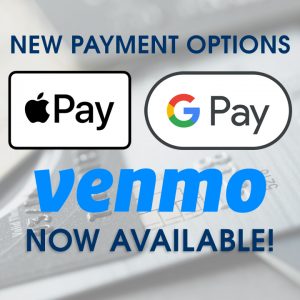 Now Accepting Apple Pay, Google Pay, and Venmo! | The Detailed Image Blog