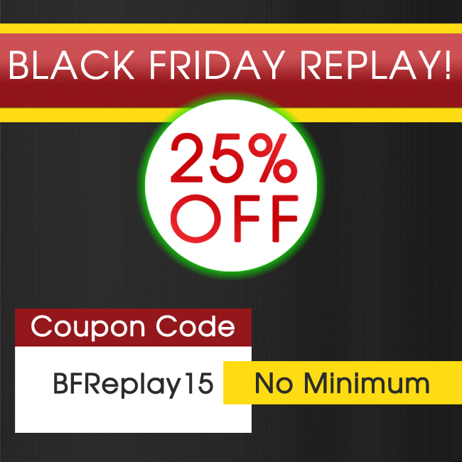25% Off Black Friday Replay! | The Detailed Image Blog