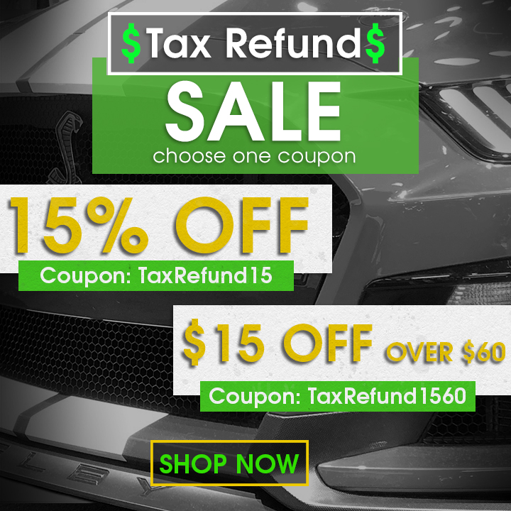 Tax Refund Sale: 15% Off!