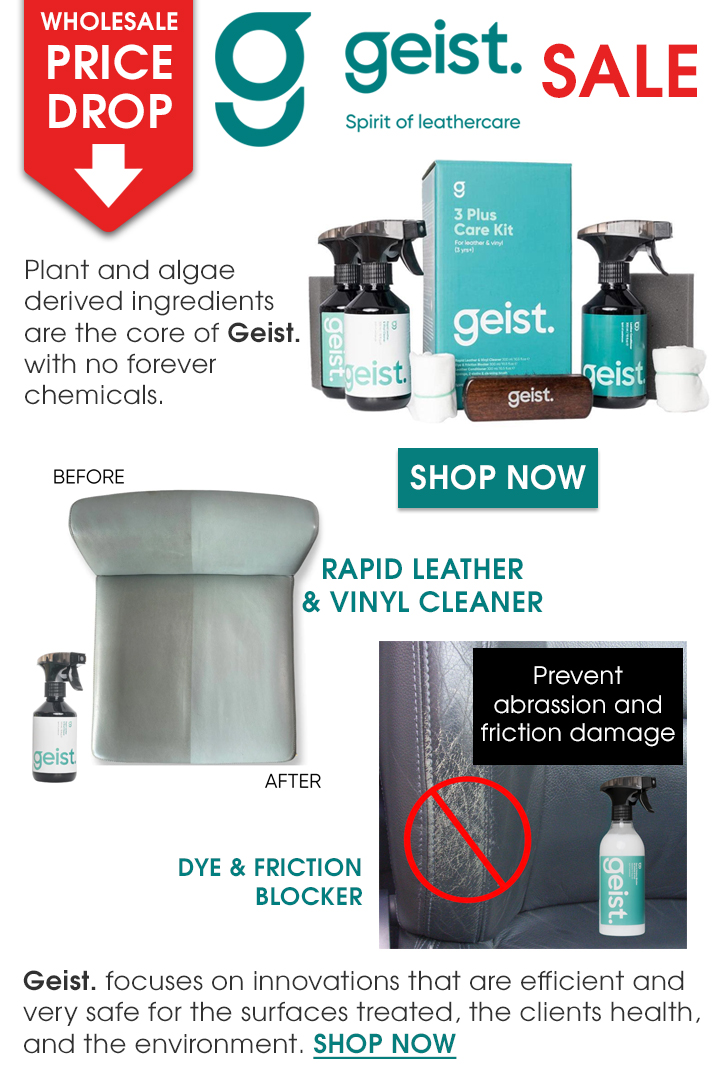 ending @ midnight: Wholesale: Geist. Leathercare Price Drop!