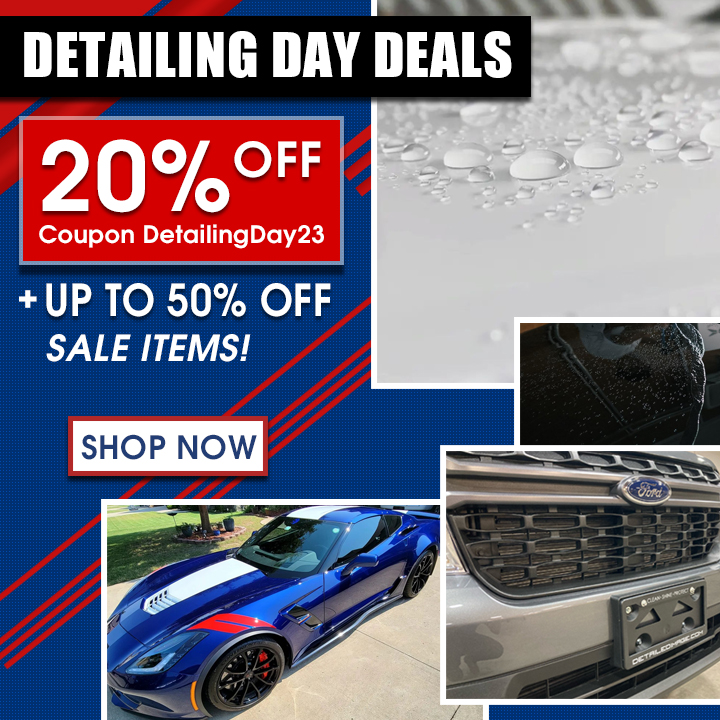 Detailing Day Deals: 20% Off & More!