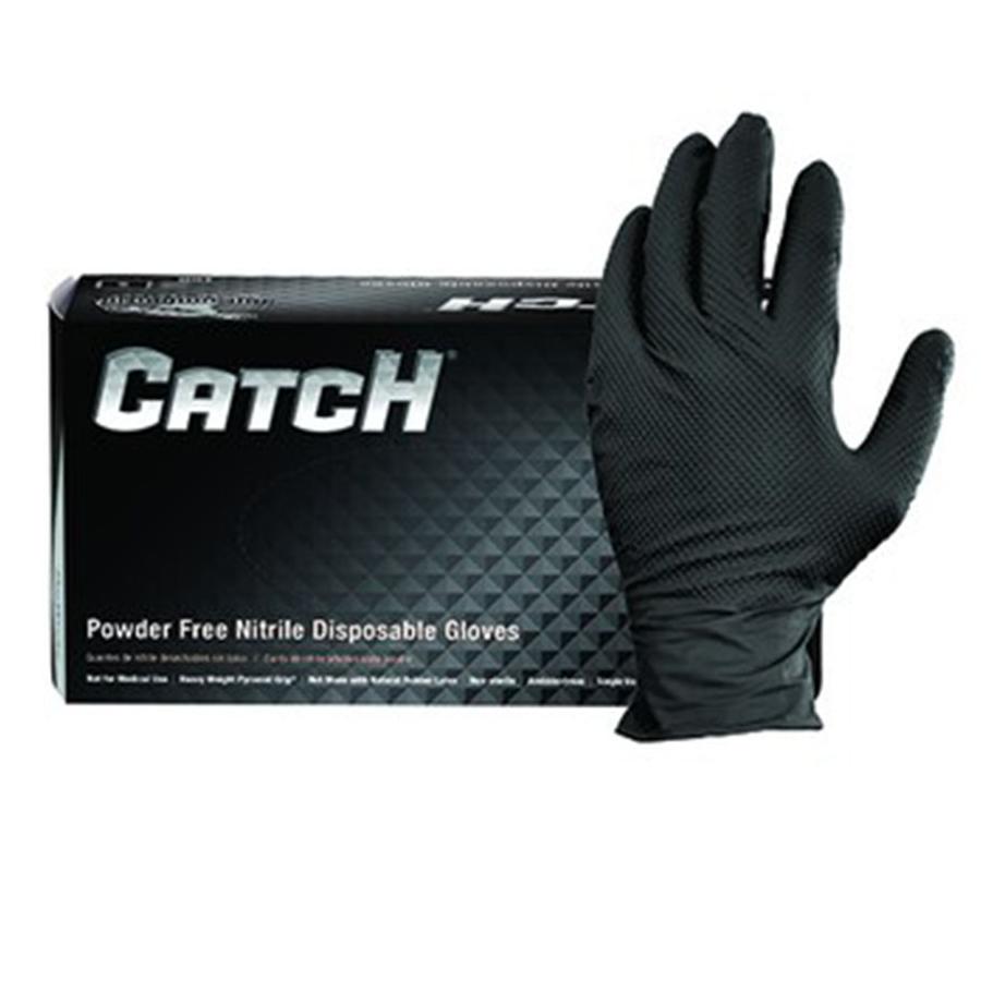 Adenna Catch Nitrile Industrial Grade Glove 9 mil - Medium - Detailed Image