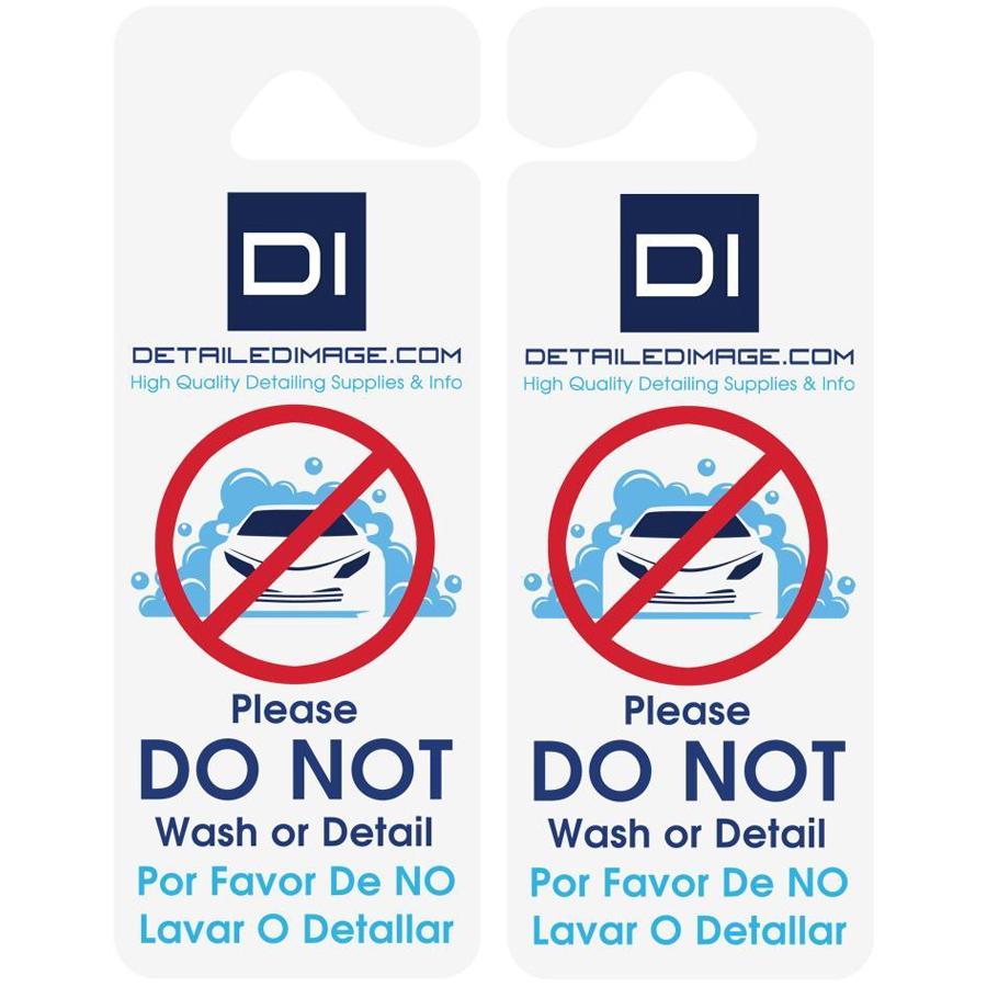 DI Accessories "Do Not Wash or Detail" Hang Tag - Double Sided ...