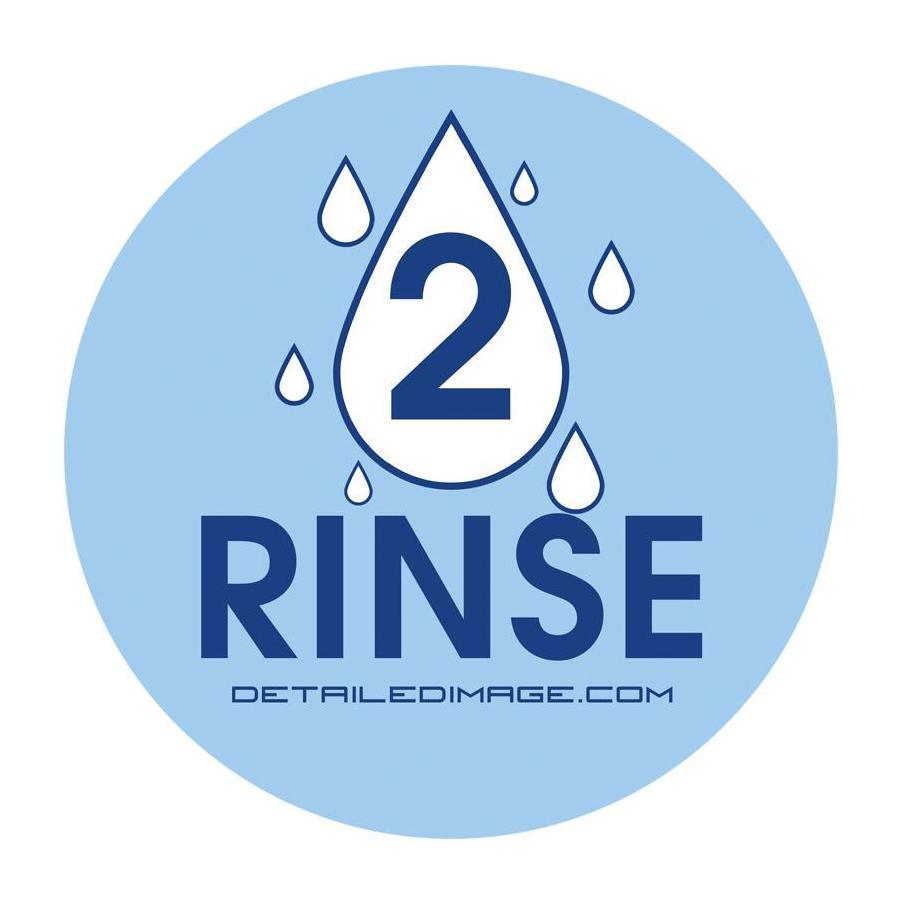 DI Accessories Small Blue Bucket Sticker - Rinse - Detailed Image
