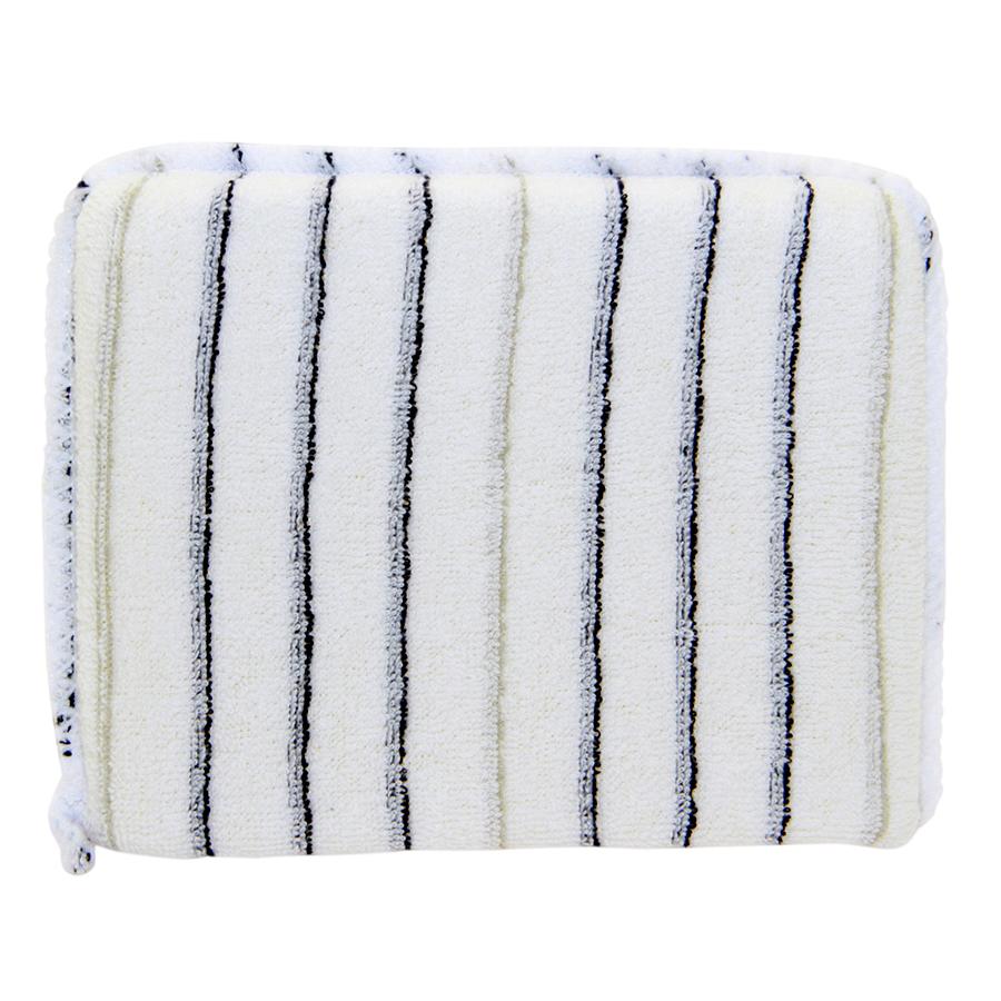 DI Accessories Terry Cloth White Stripe Applicator Pad - Detailed Image