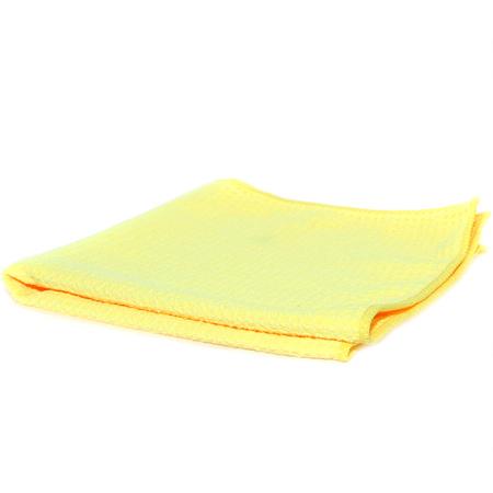 DI Microfiber Waffle Weave Glass Cleaning Towel Yellow - 16" x 16 ...