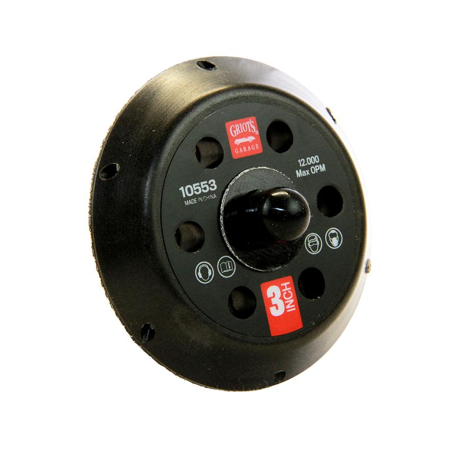 Griot's Garage Vented Orbital Backing Plate - 3" - Detailed Image