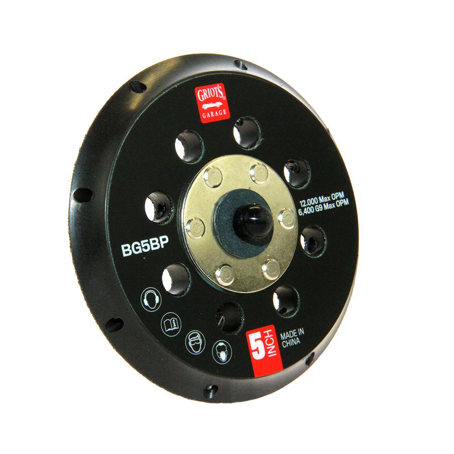 Griot's Garage Vented Orbital Backing Plate - 5" - Detailed Image