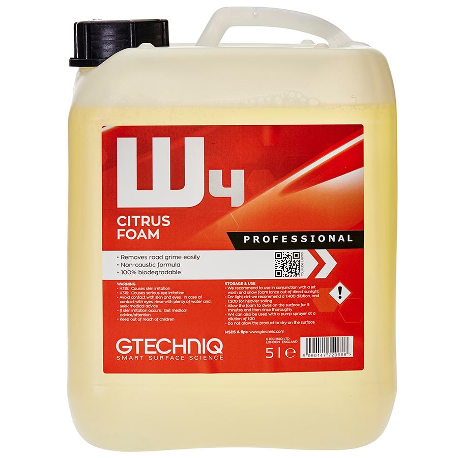 Gtechniq W4 Citrus Foam - 5 L | Free Shipping Available - Detailed Image
