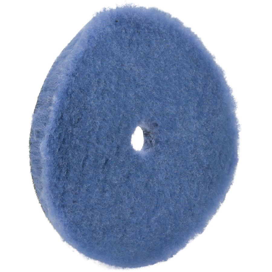 Lake Country Blue Hybrid Foamed Wool Pad - 6" - Detailed Image