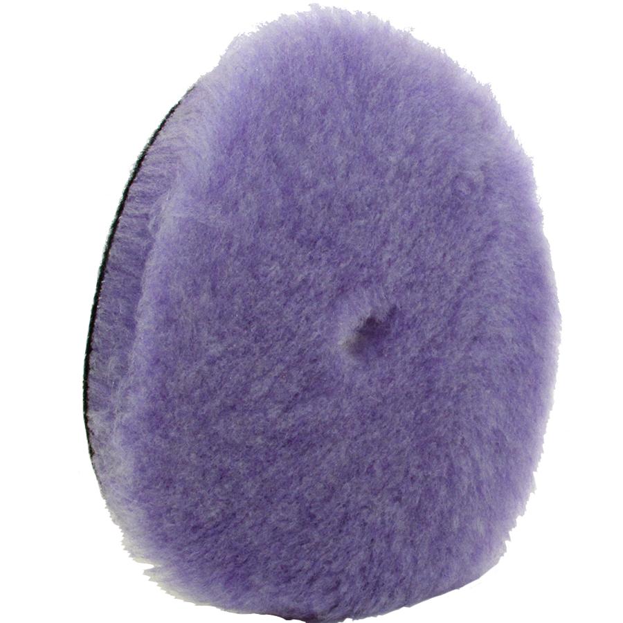 Lake Country Purple Foamed Wool Pad - 7.5" - Detailed Image
