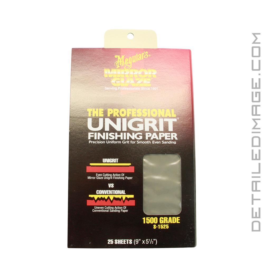 Meguiar's 1500 Grade - Unigrit Finishing Sand Paper - 9" x 5.5" sheet ...