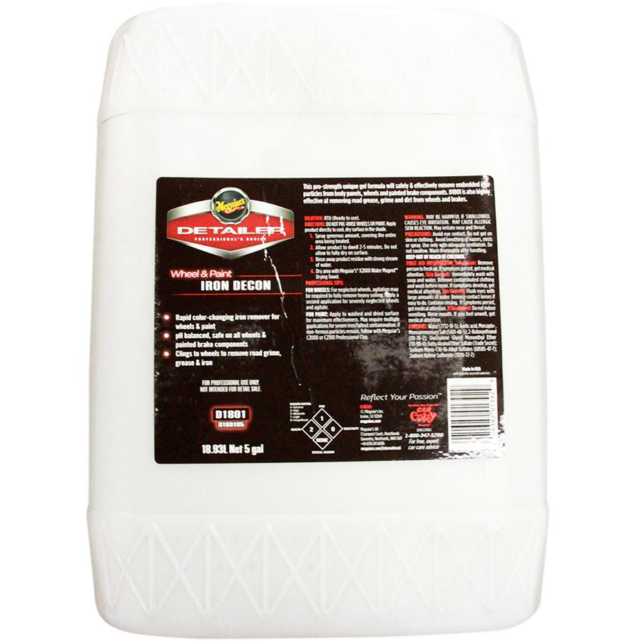 Meguiar's Wheel & Paint Iron Decon D1801 - 5 Gal - Detailed Image