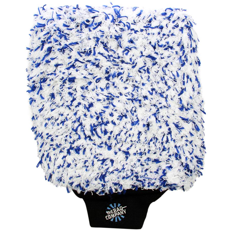 The Rag Company Cyclone Premium Wash Mitt Blue - 8" x 10" | Free ...