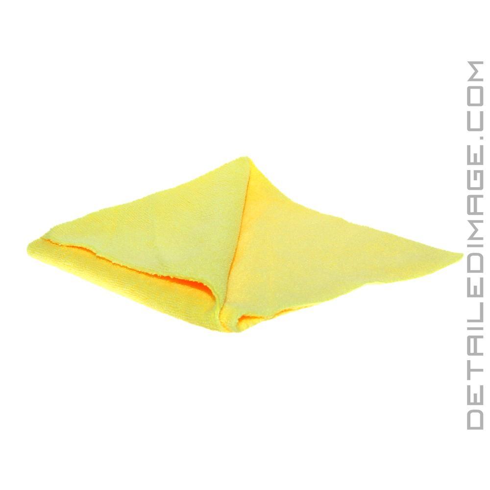 The Rag Company Edgeless 300 Microfiber Towel Yellow - 16" x 16" | Free ...