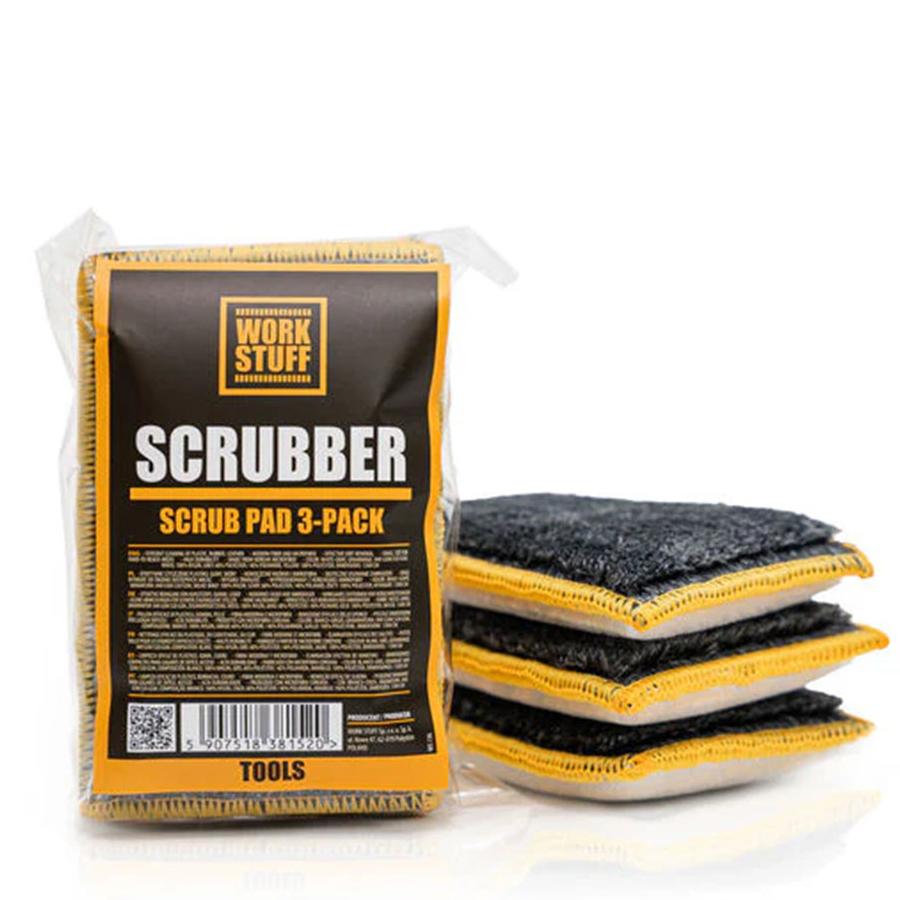 Work Stuff Scrubber Scrub Pad 3 pack - Detailed Image